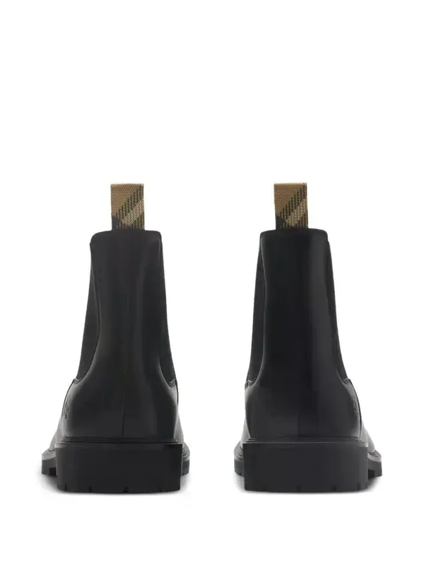 Burberry Leather Chelsea Boots