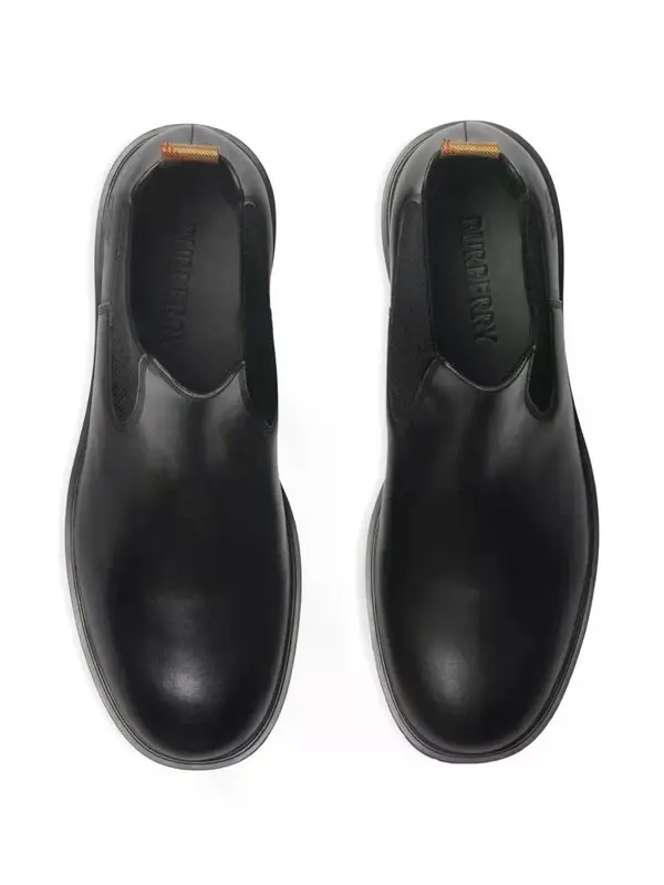 Burberry Leather Chelsea Boots