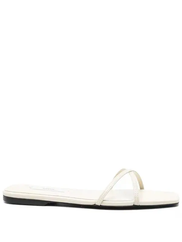 TOTEME Leather Sandals - Neutrals
