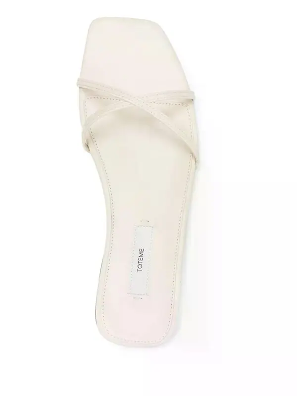 TOTEME Leather Sandals - Neutrals