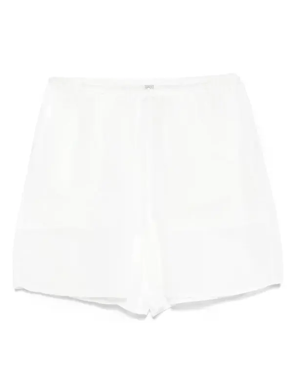 TOTEME Summer Shorts - White