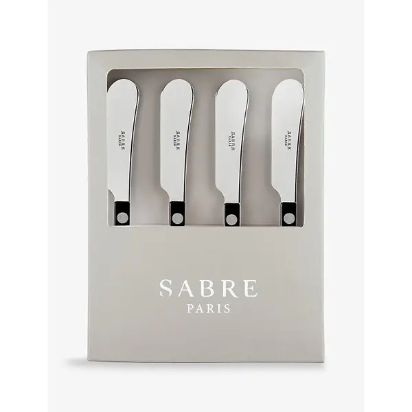 SABRE Bistrot Butter Spreader Stainless-steel Set - Black