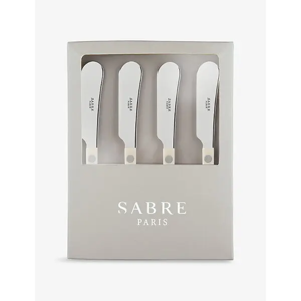 SABRE Bistrot Butter Spreader Stainless-steel Set - Ivory