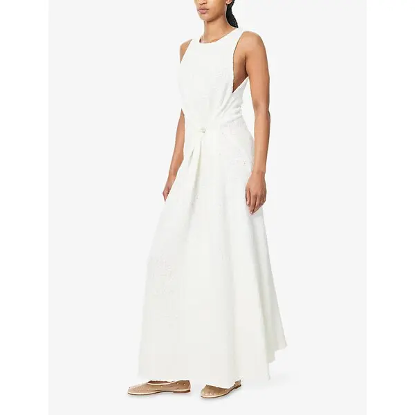 Cotton-knit Maxi Dress