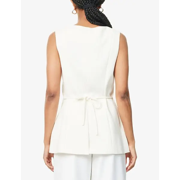 sachin and babi light blue dress Buy DISSH White Ilio Wrap Maxi Dress in Linen For Women Online main image 0