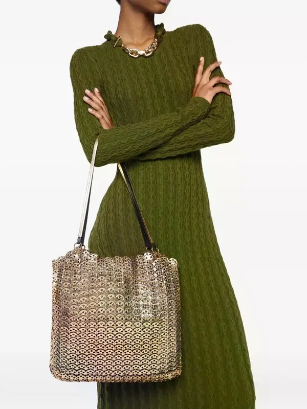 Rabanne 1969 Flip Leather Tote Bag