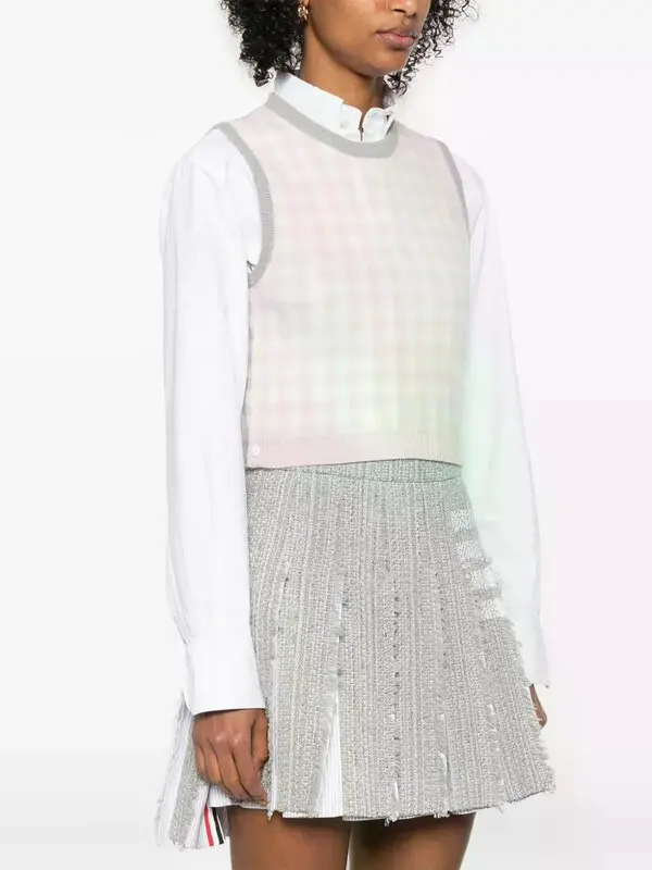 Thom Browne Gingham Tank Top