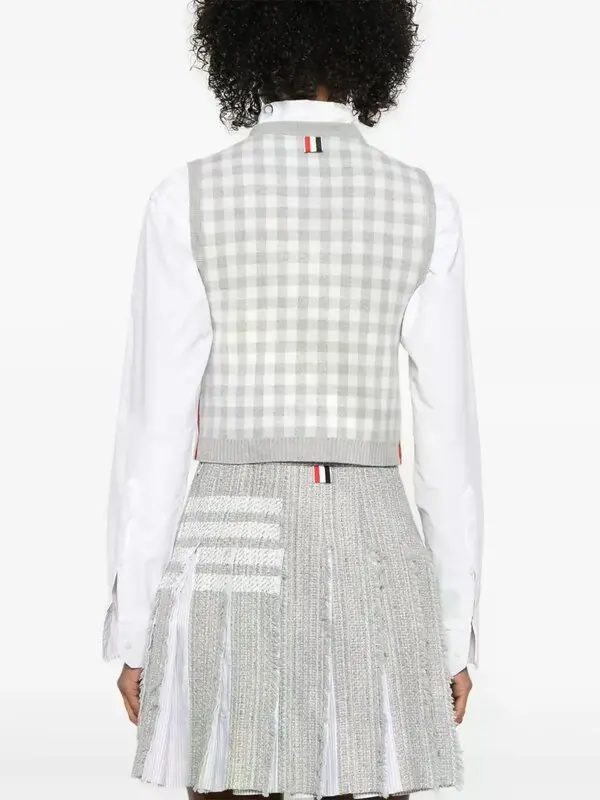 Thom Browne Gingham Tank Top