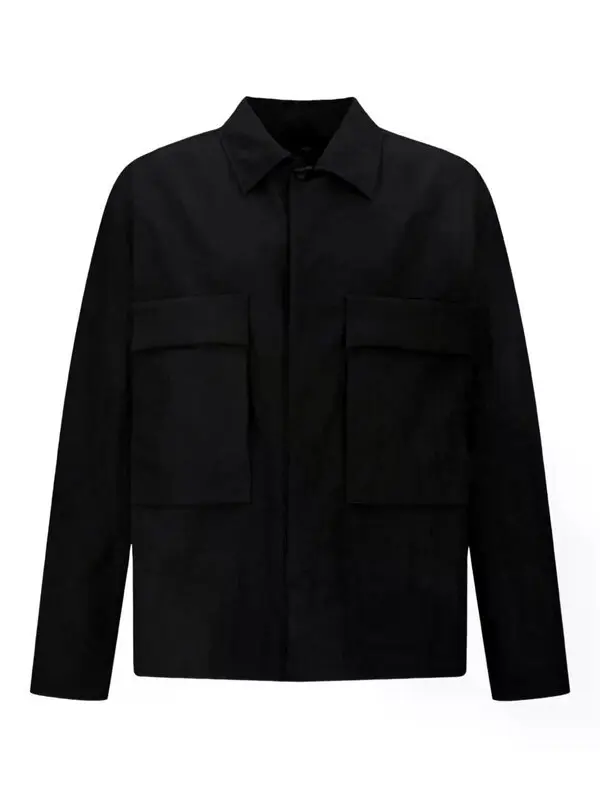 Herno Water-repellent Shirt Jacket - Black