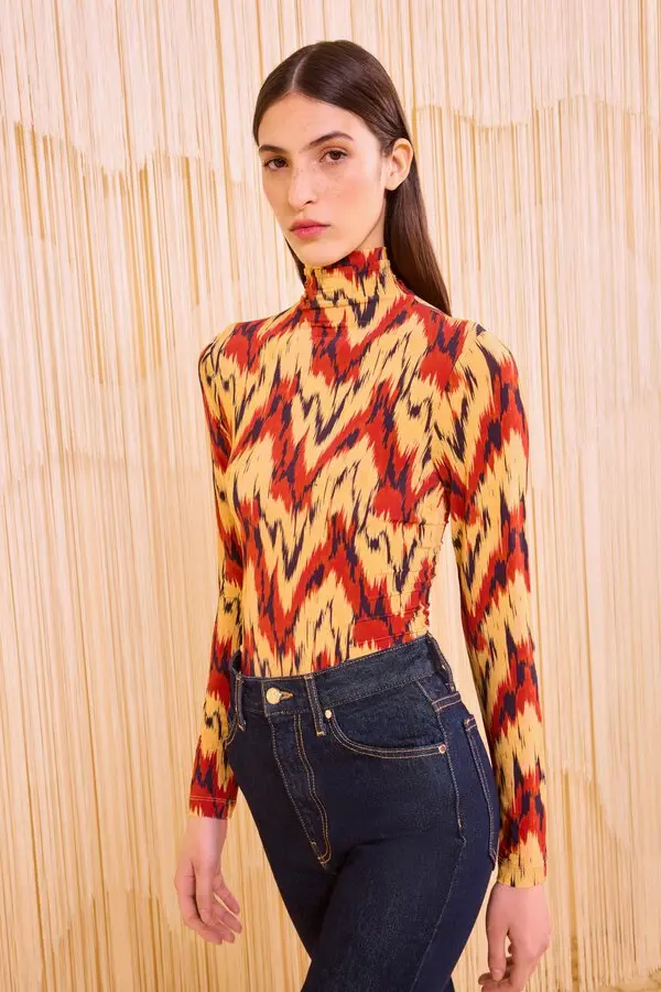Ulla Johnson Aurelia Long-sleeve Top - Carnelian