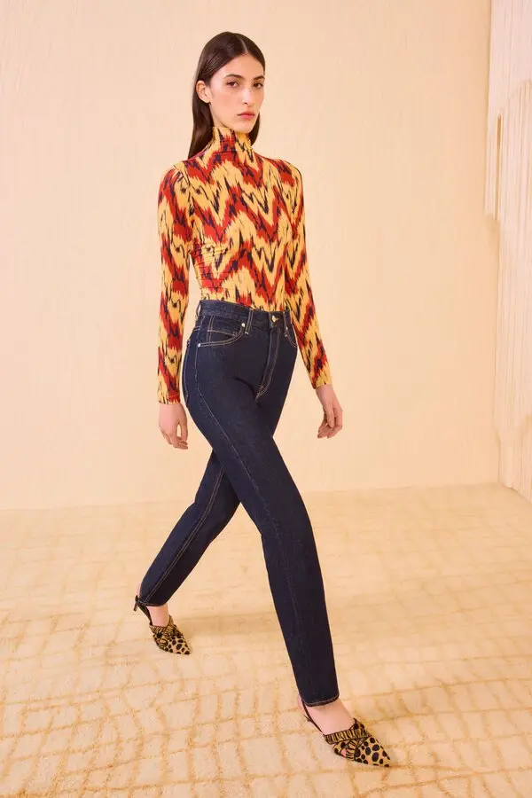 Ulla Johnson Aurelia Long-sleeve Top - Carnelian