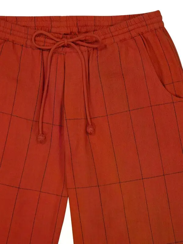 BAZISZT Cotton Straight Leg Trousers