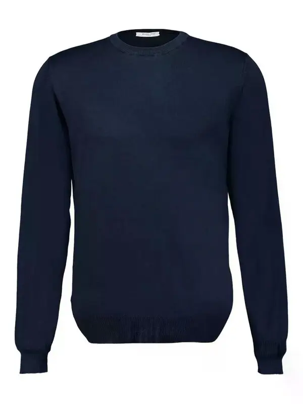 Boglioli Cotton Jumper - Blue