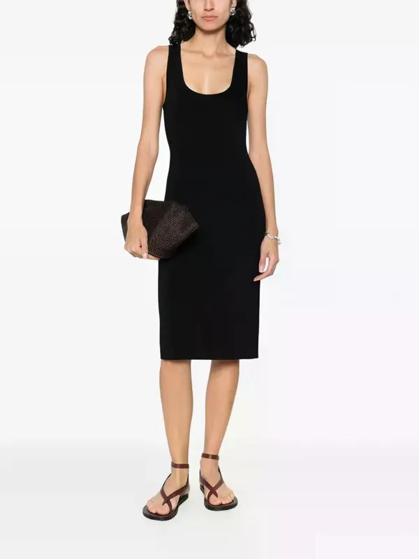 black tank dress midi COZY MODE TURTLENECK HIGH LOW SWEATSHIRT DRESS – AKIRA main image 0