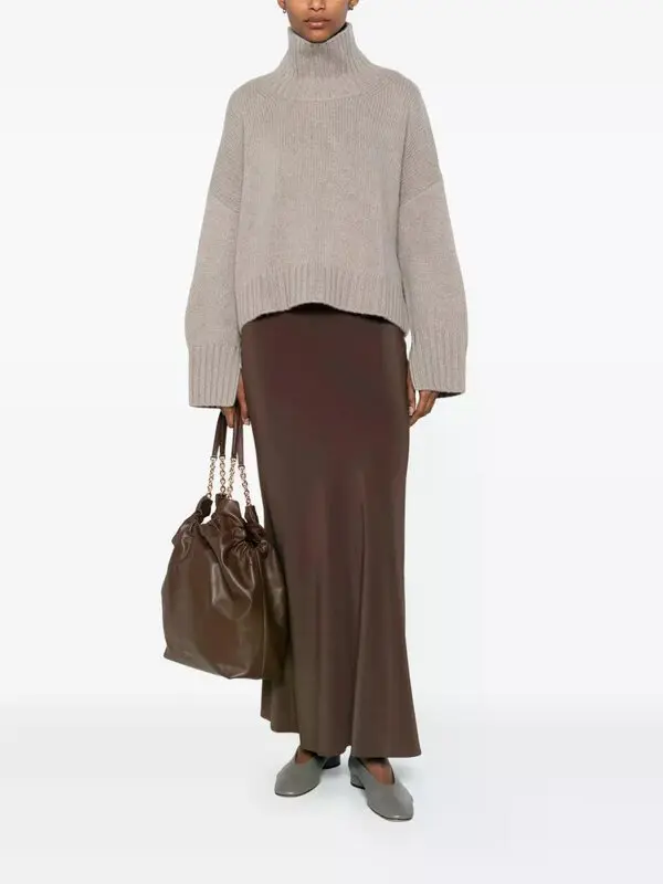 Soft Goat Cashmere Jumper - Grey