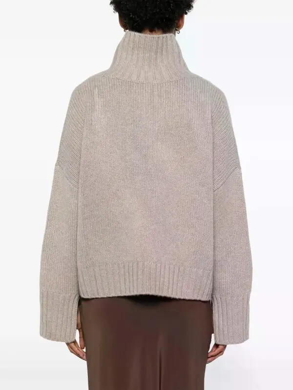 Soft Goat Cashmere Jumper - Grey
