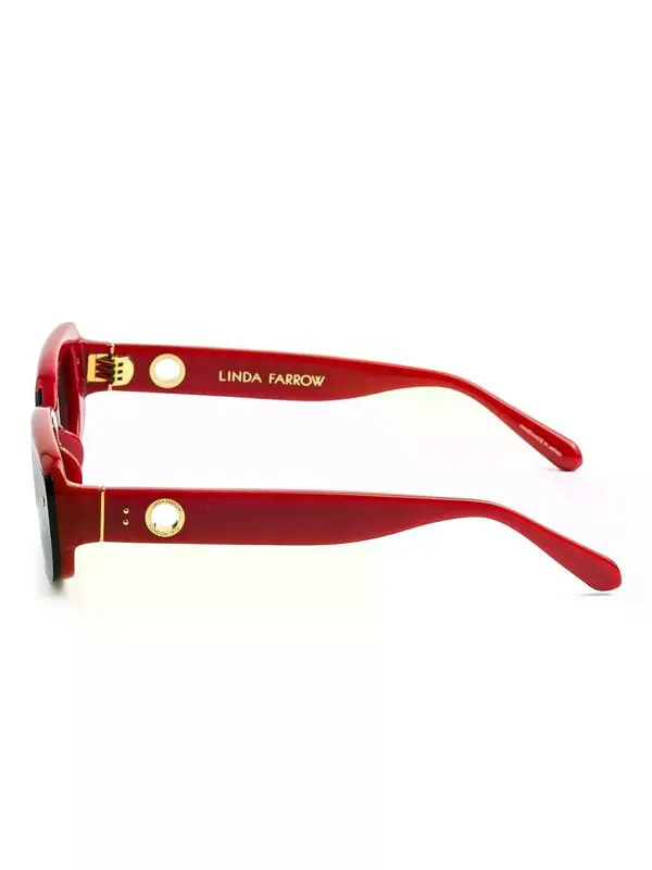Linda Farrow Rectangle-frame Sunglasses