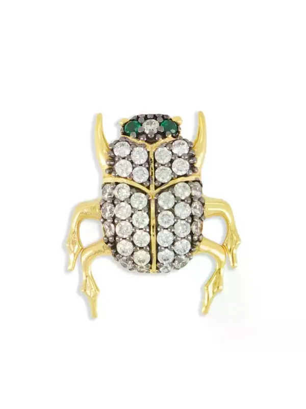 Begum Khan Scarab Single Earring - Gold