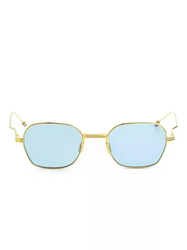 Thom Browne Square Frame Sunglasses - Gold