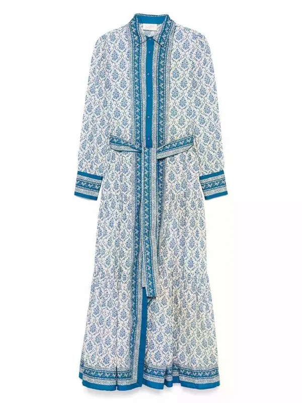MC2 SAINT BARTH Cotton Maxi Dress - Blue