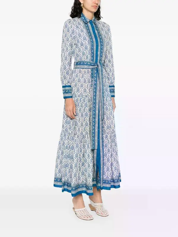 MC2 SAINT BARTH Cotton Maxi Dress - Blue