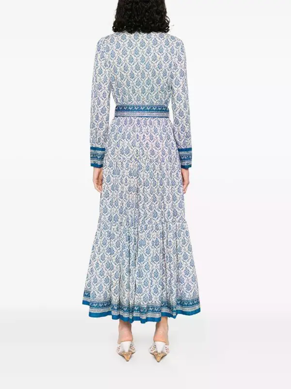 MC2 SAINT BARTH Cotton Maxi Dress - Blue