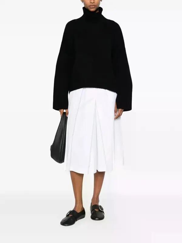 Soft Goat Cashmere Jumper - Black