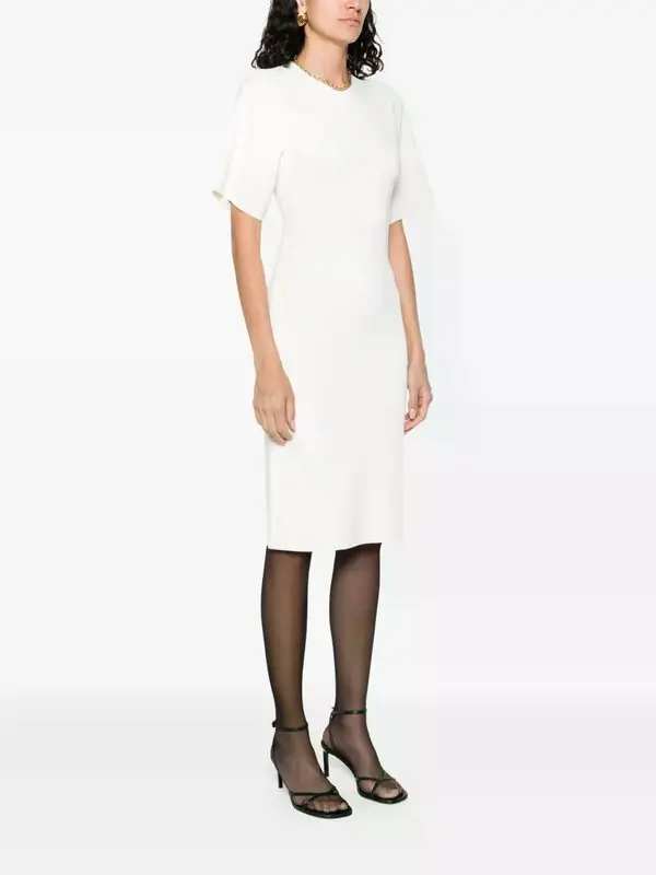 TOTEME Fine-knit Midi Dress - White