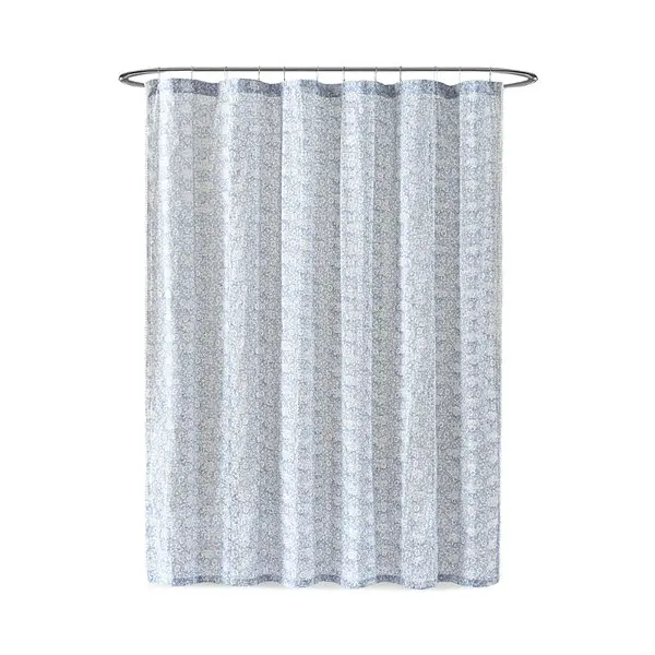 PERI HOME Ikat Eyelet Shower Curtain - Blue