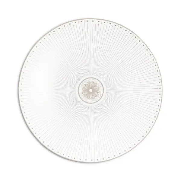 Christofle Malmaison Imperiale Dessert/salad Plate - White And Platinum