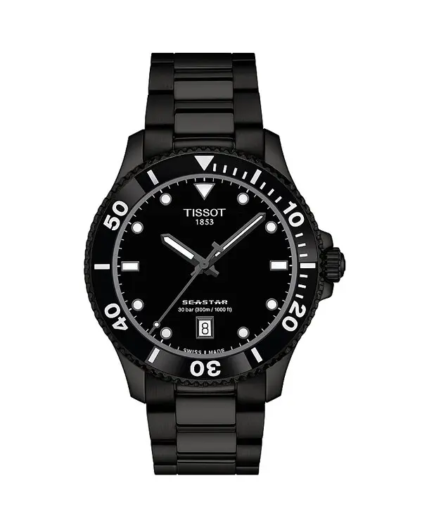 TISSOT Seastar 1000 Watch - Black/black