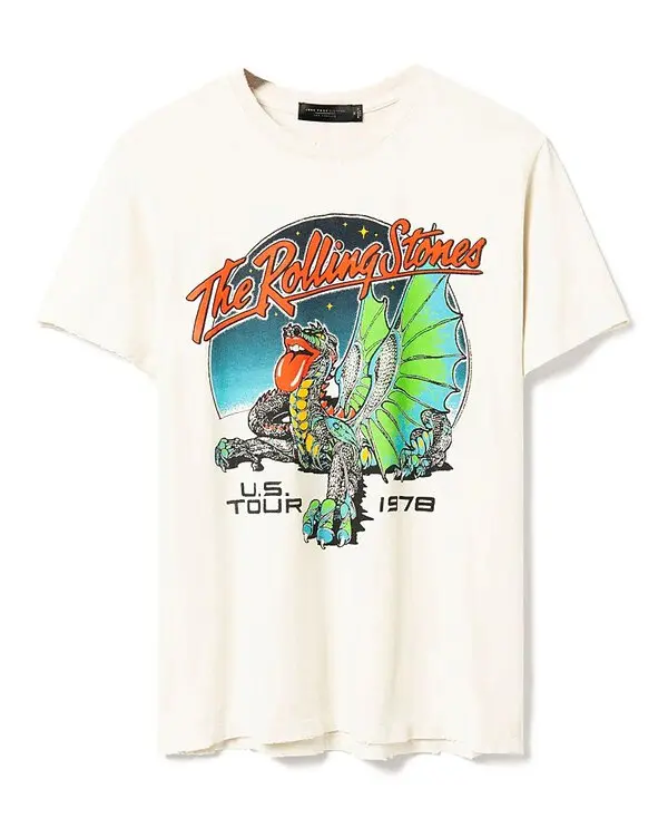Junk Food Clothing The Rolling Stones Us Tour 1978 Vintage Tee - Birch