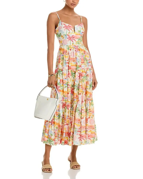 Aqua Vacation Maxi Dress