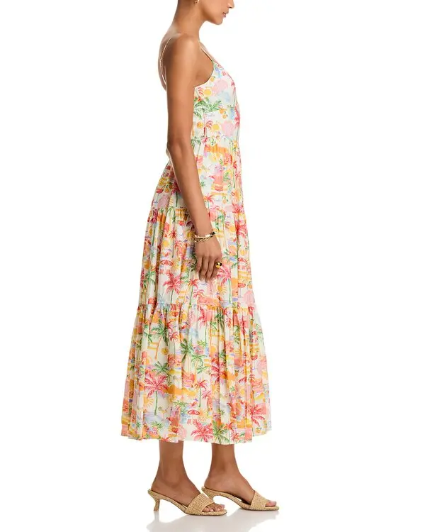Aqua Vacation Maxi Dress