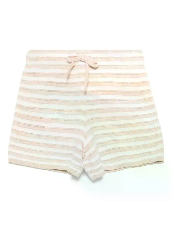 The Upside Canyon Roller Knitted Shorts - Neutrals