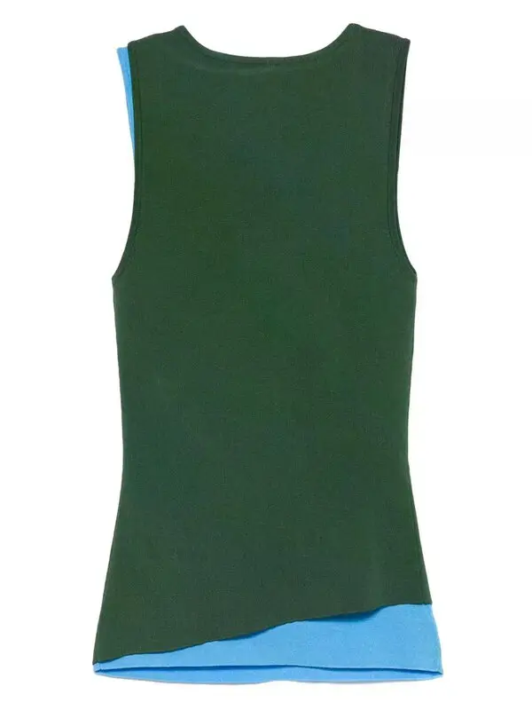 Staud Hermosa Tank Top - Green