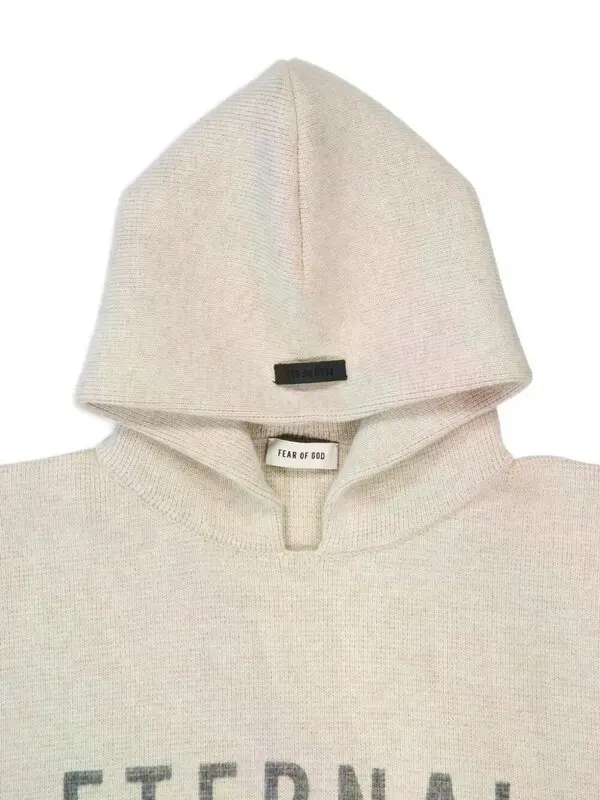 Fear Of God Eternal Knit Hoodie - Neutrals