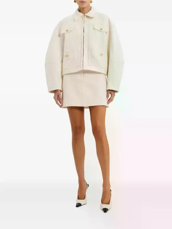 Rebecca Vallance Bouclé Button-up Jacket