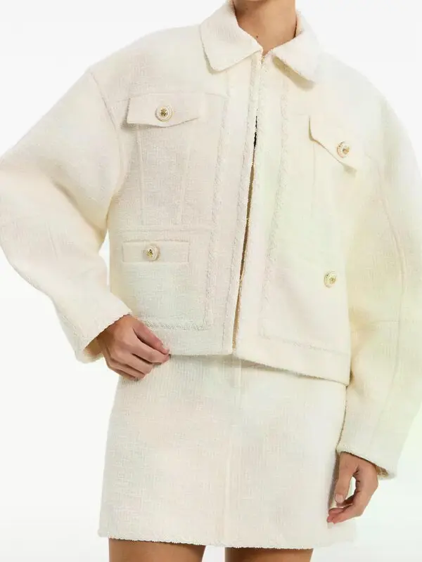 Rebecca Vallance Bouclé Button-up Jacket