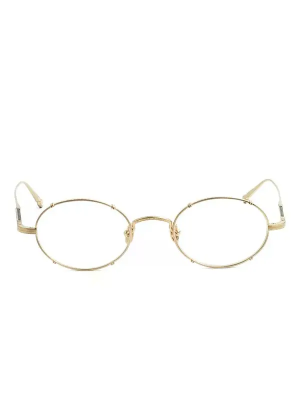 Matsuda Round-frame Eyeglasses - Gold