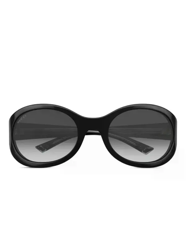 Gucci Oversized Frame Sunglasses - Black