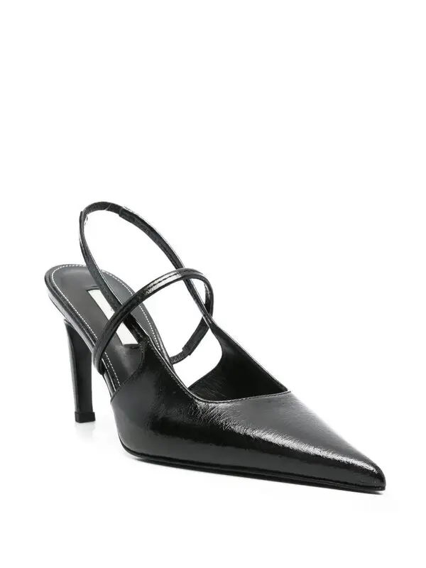 TOTEME 90mm Naplack Pumps - Black