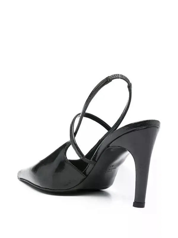TOTEME 90mm Naplack Pumps - Black