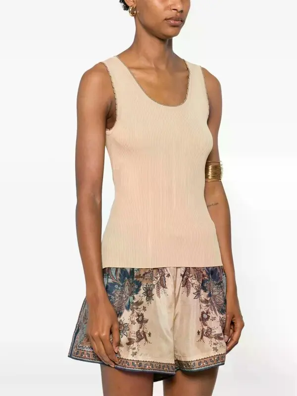 Zimmermann Ascension Scallop Tank Top