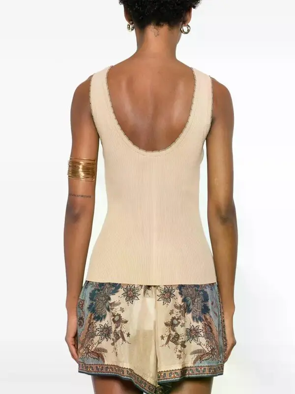 Zimmermann Ascension Scallop Tank Top