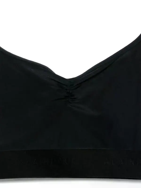 ALAINPAUL Gathered-detailing Bra