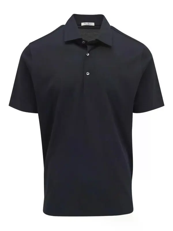 STEFAN BRANDT Cotton Polo Shirt - Blue