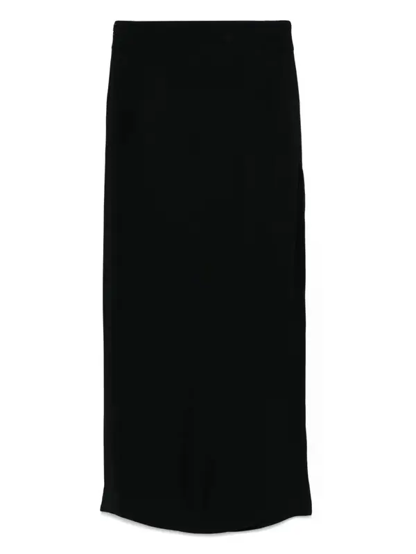 TOTEME High-waisted Straight Skirt - Black