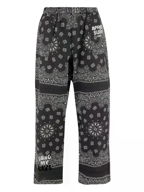 APRES SURF Bandana-print Trousers