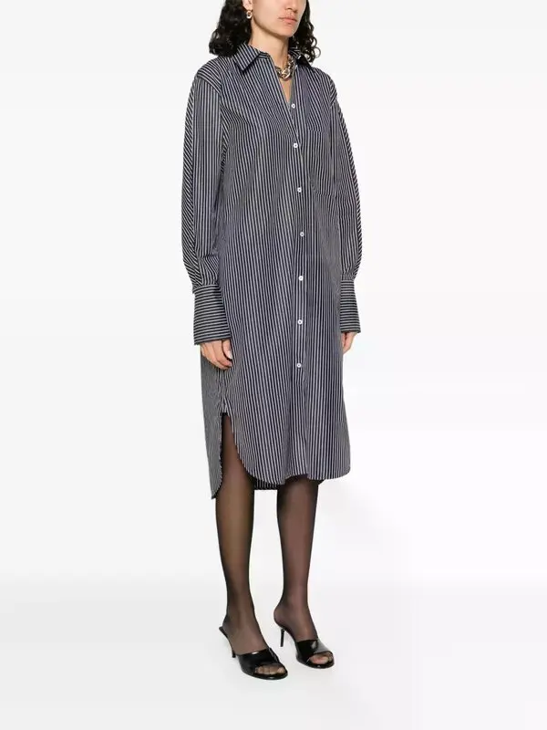 TOTEME Striped Shirt Dress